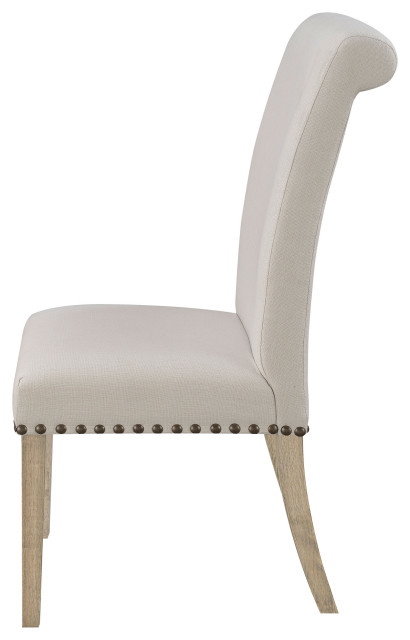 Salem Upholstered Side Chairs Rustic Smoke and Grey, Set of 2 ...