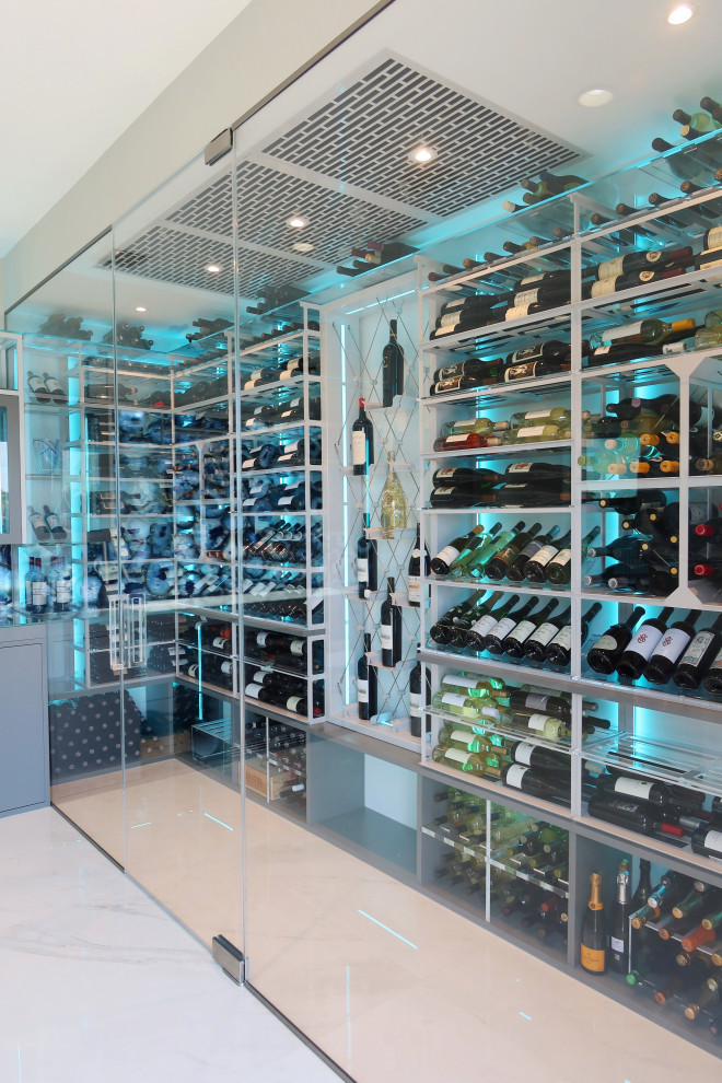 Parkland Wine Room and Bar Area - Modern - Wine Cellar - Miami - by ...