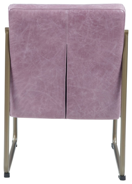 Loria Accent Chair, Wisteria Top Grain Leather - Contemporary ...