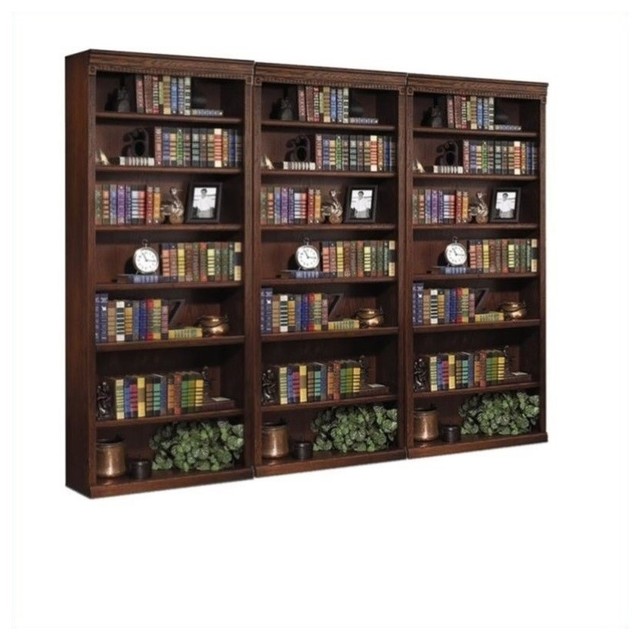 Martin Furniture Huntington Oxford Wall Bookcase - Transitional ...