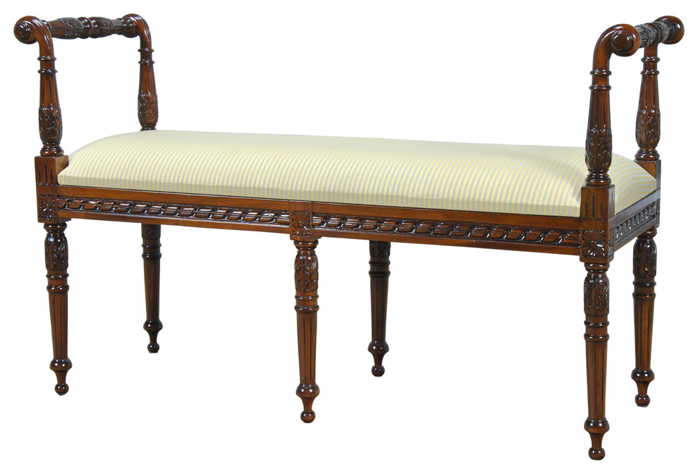French Window Bench - Victorian - Upholstered Benches - by Niagara ...