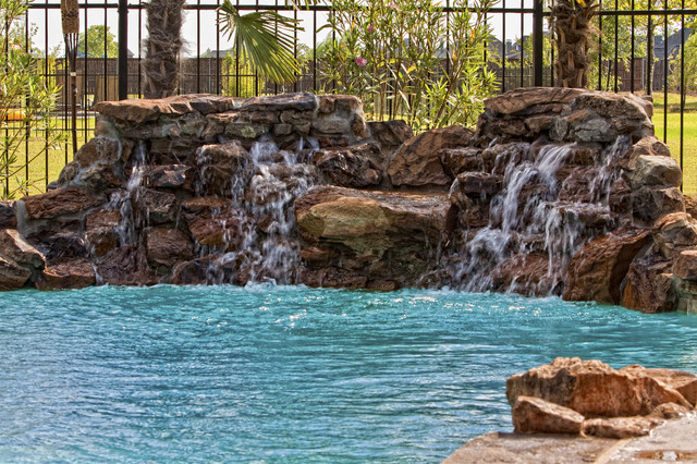 Natural Dive Rock and Waterfall