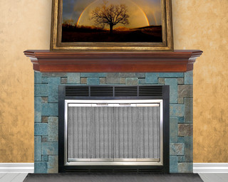 Hearth Craft Fireplace Glass Doors Installed - Eclectic - Louisville ...