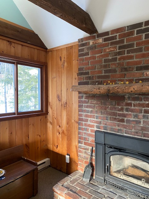 Any ideas on merging ceiling with wood panel walls?