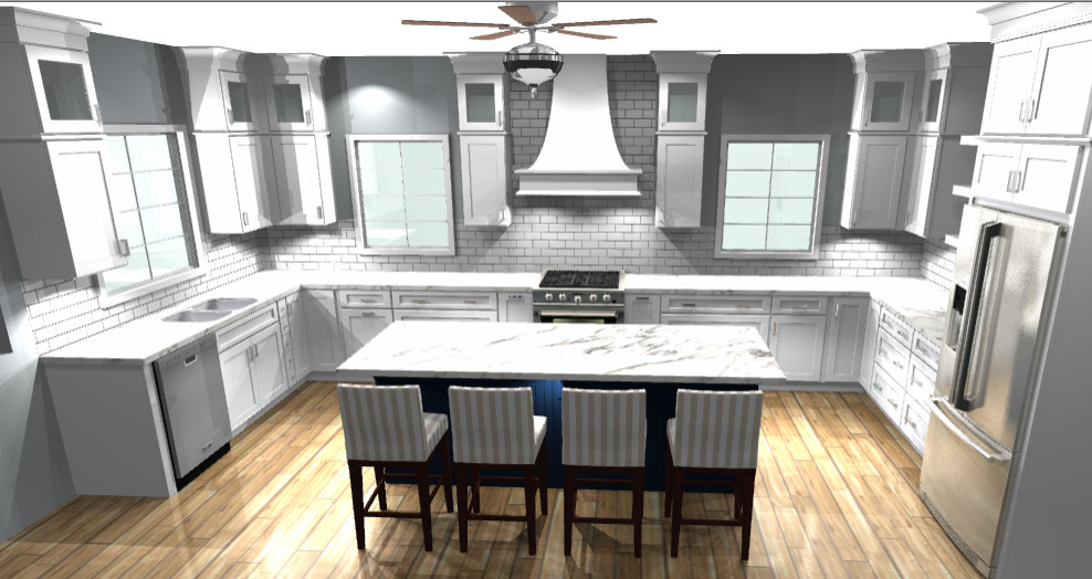 Kitchen cabinet color choice