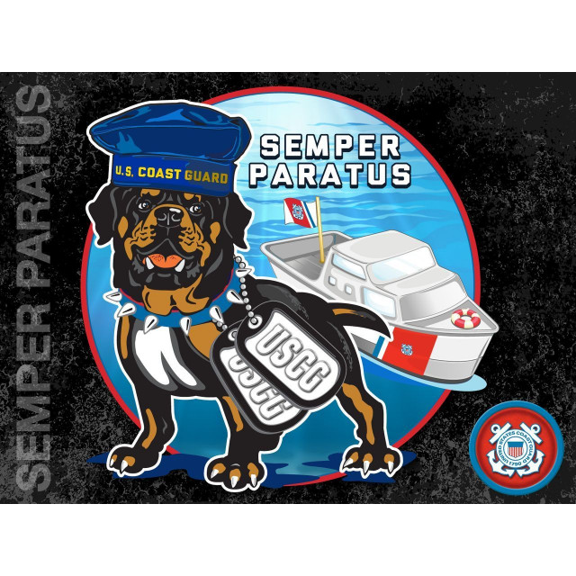 Holland United States Coast Guard 24"x32" Canvas Mascot Wall Art ...
