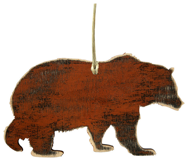 Bear Magnets, Set of 3 - Rustic - Christmas Ornaments - by G. DeBrekht ...