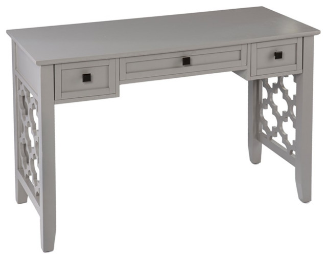 SEI Furniture Endorville Engineered Wood Writing Desk with Storage in ...