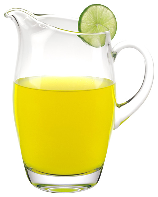 Barrel Pitcher 54 Oz 9" - Contemporary - Pitchers - by Badash Crystal ...