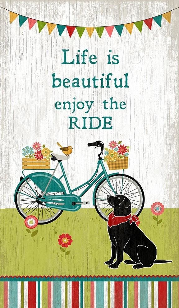 Vintage Enjoy the Ride Sign - Contemporary - Prints And Posters - by My ...