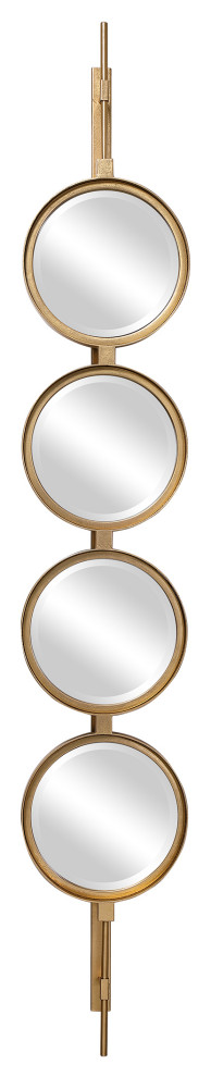 Uttermost Button Gold Mirror - Contemporary - Wall Mirrors - by ...
