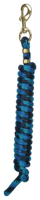 Weaver 35-2100-B15 Poly Lead Rope, Navy/Blue/Turquoise,10', 5/8” x 10 ...