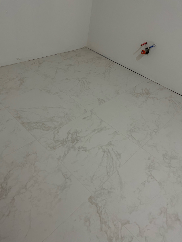 Off white tile looks dingy?