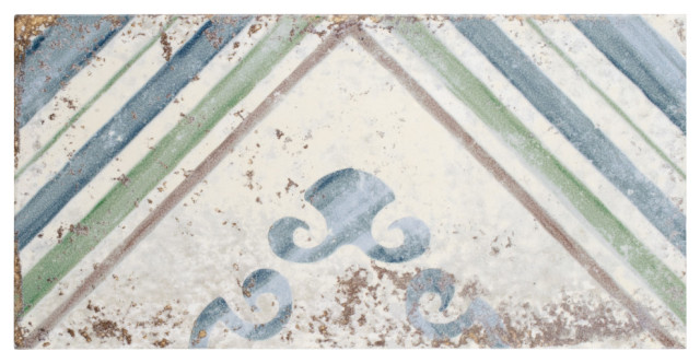 Atelie Apollini 5.86" x 11.86" Ceramic Wall Tile - Farmhouse - Wall And ...
