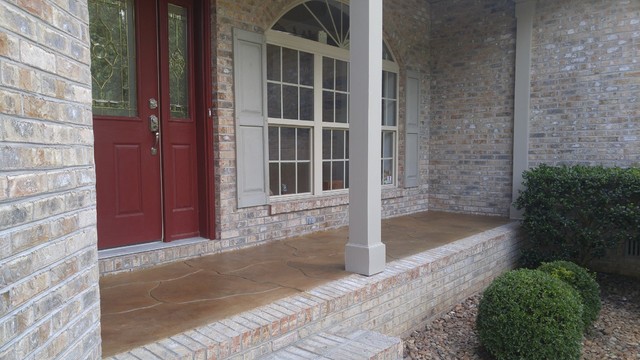 Custom Concrete Ideas - Traditional - Porch - Other - by Custom ...