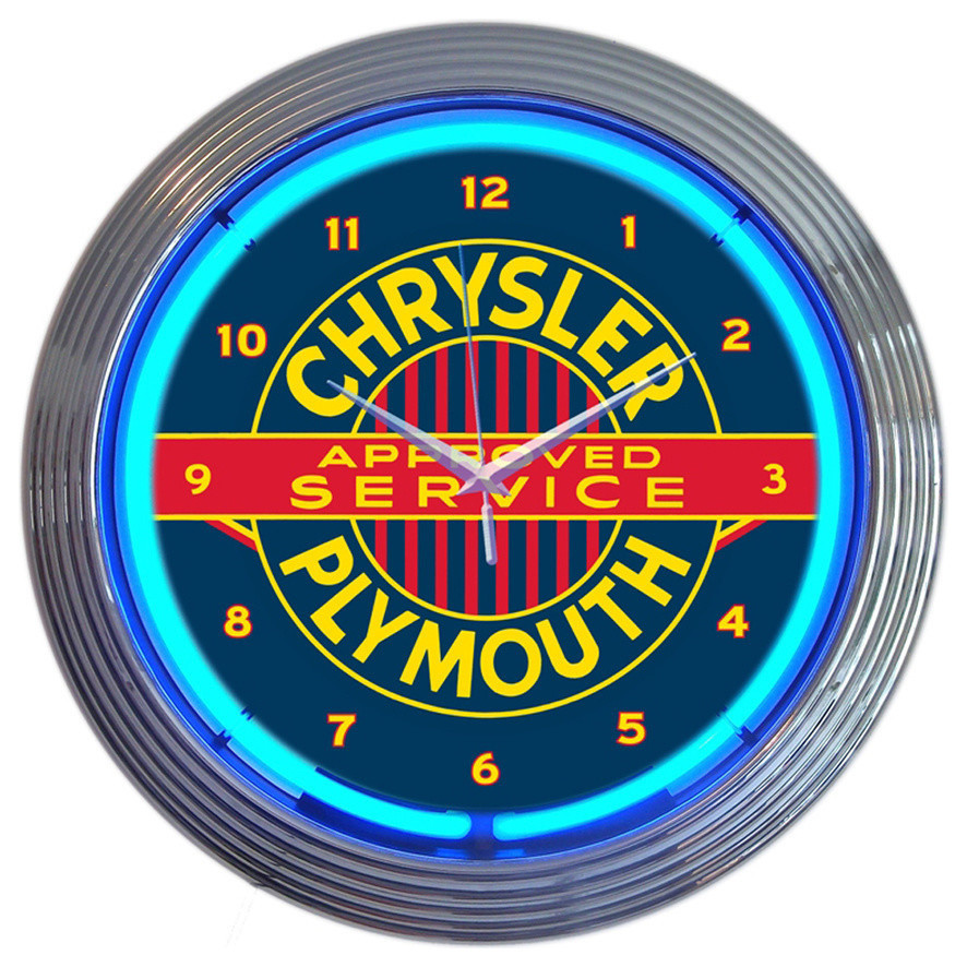 Darts Neon Clock by Neonetics - Contemporary - Wall Clocks - by ...