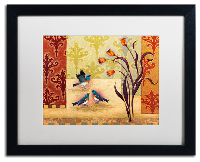 Rachel Paxton 'Garden Party' Art, 20"x16" - Contemporary - Prints And ...