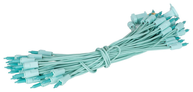 Vickerman W9Aq552 Aqua Dura-Lit Mini Light On Aqua Wire, Christmas ...