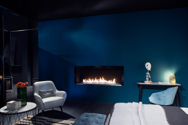 Luxury ribbon fireplaces and art design bio fires in most stunning ...