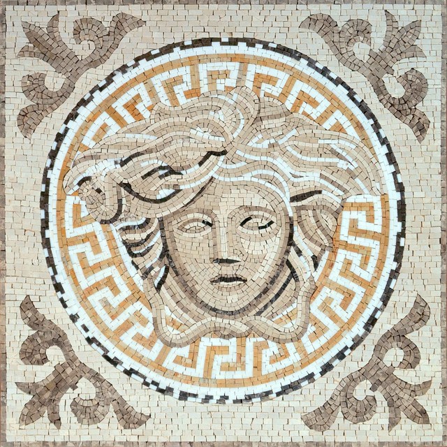 Greco-Roman Mosaic, Vera - Traditional - Tile Murals - by Mozaico Inc ...