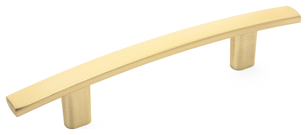 Diversa Hardware Brushed Gold Arched Cabinet Hardware, 3" (76mm) Hole ...