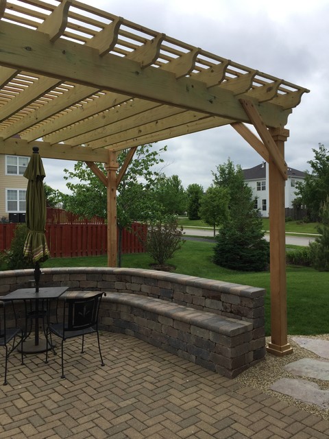 Detached Pergola by Elgin, IL Pergola Builder - Traditional - Chicago ...