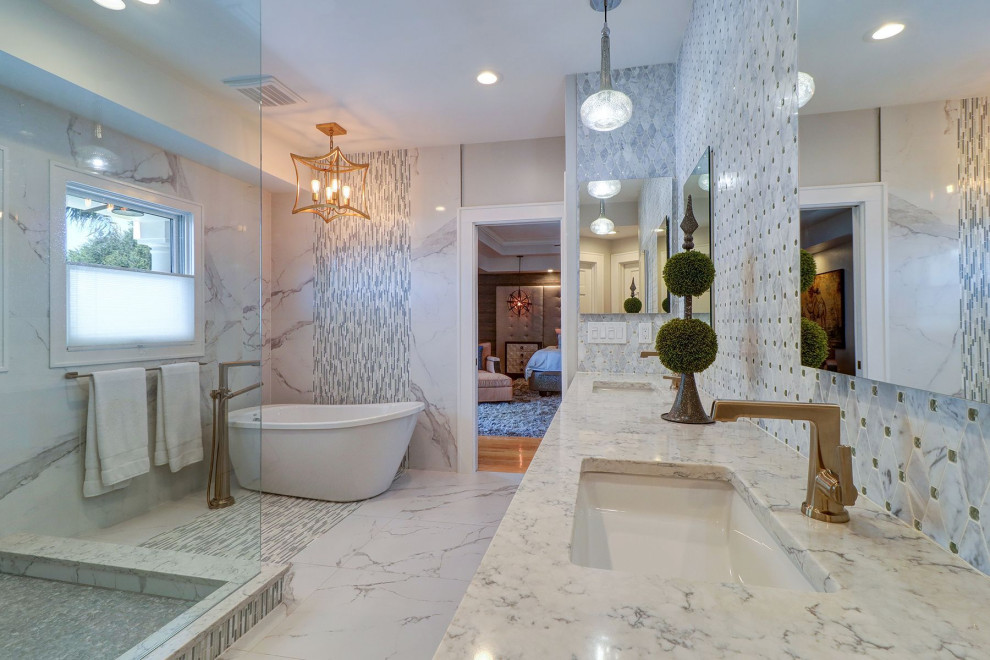 Snell Isle / Occupied Staging and Redesign - Bathroom - Tampa - by ...