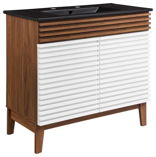 Render 36" Bathroom Vanity - Transitional - Bathroom Vanities And Sink ...