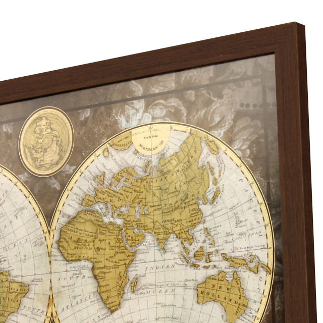 World Map Artwork - Contemporary - Prints And Posters - by Paragon ...