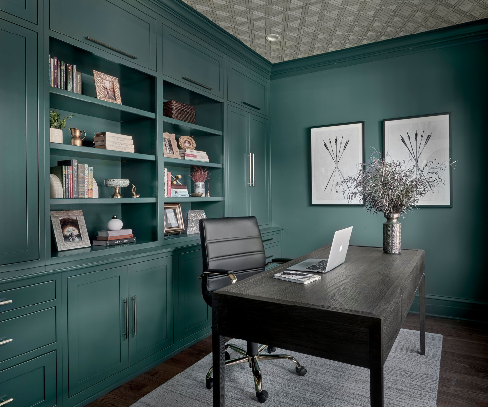 Timeless Rehab - Home Office - Transitional - Home Office - Chicago ...