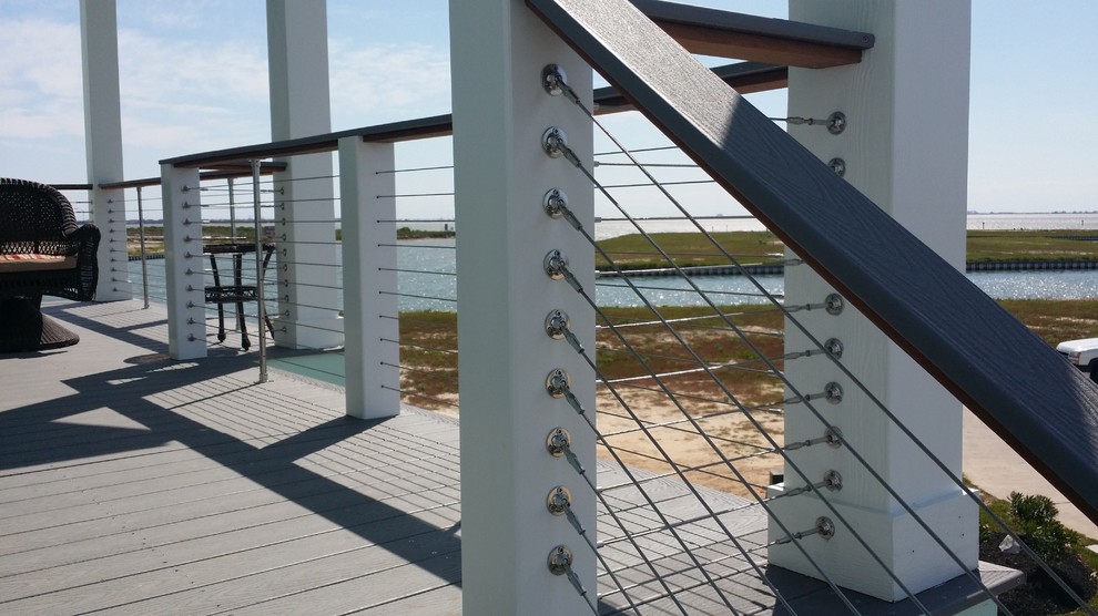 GeoDeck Composite Decking - Beach Style - Deck - Houston - by American ...