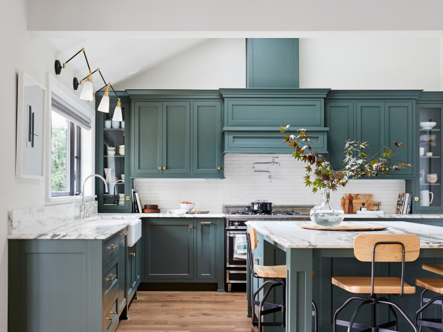 Benjamin Moore Cabinet Ideas - Transitional - Kitchen - San Francisco ...