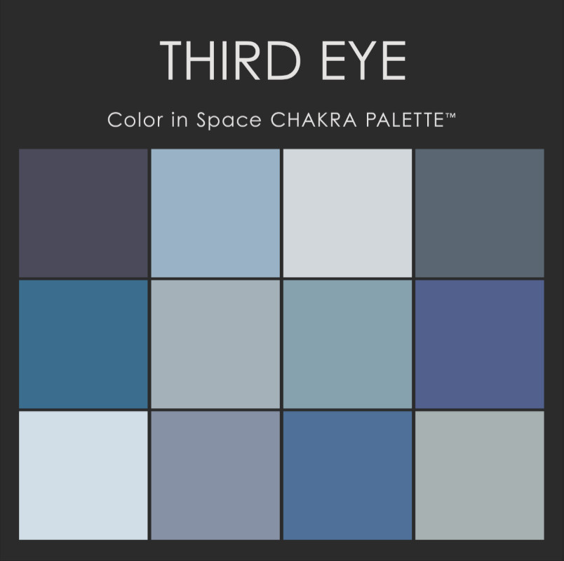 Color in Space Third Eye Chakra Paint Color Palette™ - Craftsman ...