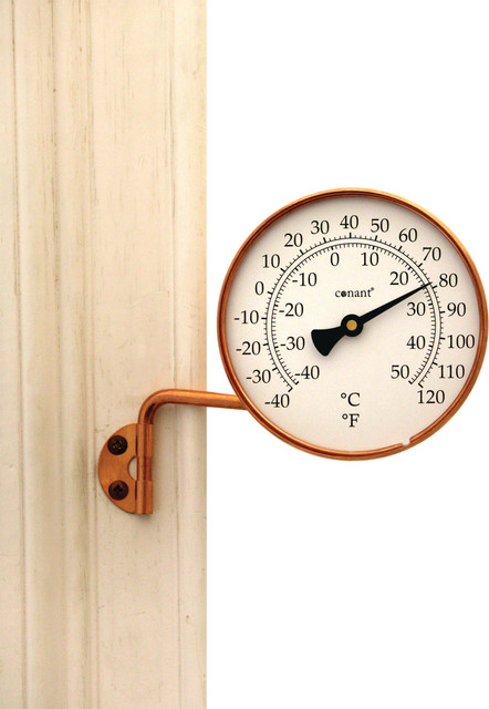 Vermont Thermometer Living Finish Copper - Traditional - Decorative ...