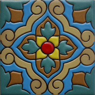 4.2x4.2 Arum Malibu Tile - Accent Trim And Border Tile - by Fine Crafts ...