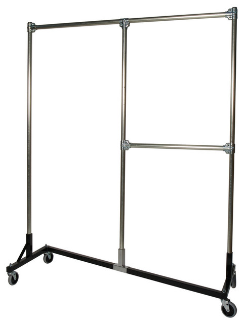 Z-Rack - Heavy Duty, Split rail, 72" Uprights 1/2 Middle Rail Black ...