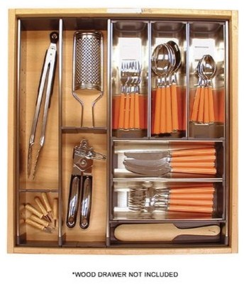 Blum ORGA-LINE Combination Cutlery/Utensil Tray 18-3/4" - 19-1/2" Wide ...