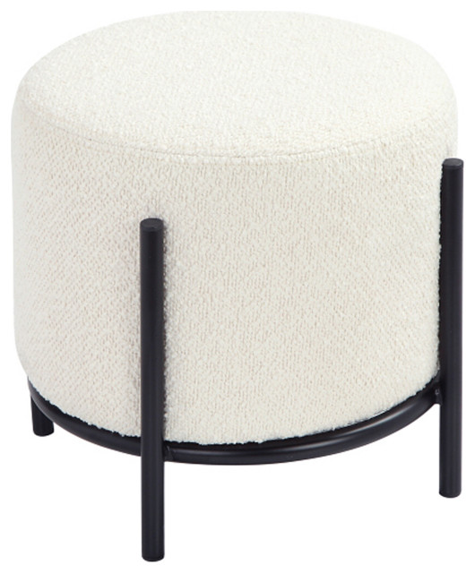 Lolo Round Stool - Midcentury - Vanity Stools And Benches - by Pangea ...