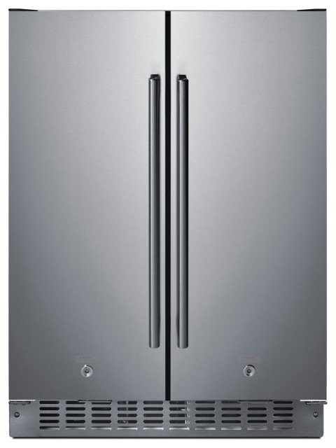 Summit FFRF24SSC 24"W 3.78 Cu. Ft. Compact Refrigerator - Modern ...