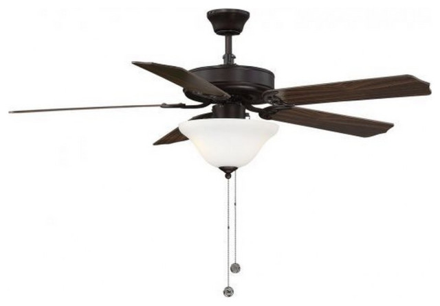 5 Blade Ceiling Fan Light Kit-Traditional Style Transitional ...