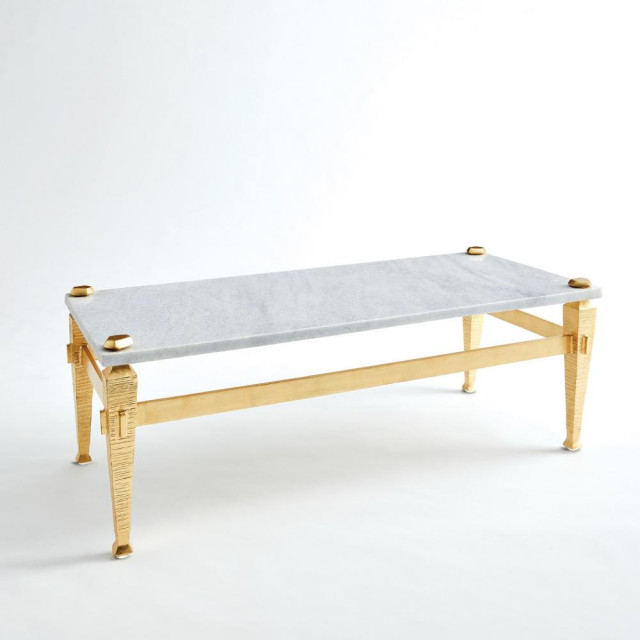 Roman Gold Coffee Table - Contemporary - Coffee Tables - by Lighting ...