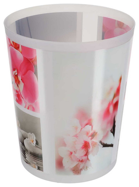 Waste Basket – 4.5L Decorative Plastic Trash Can for Home and Office ...