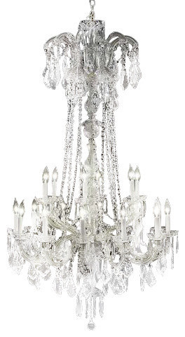 Swarovski Tm Silver Maria Theresa Chandelier - Traditional ...