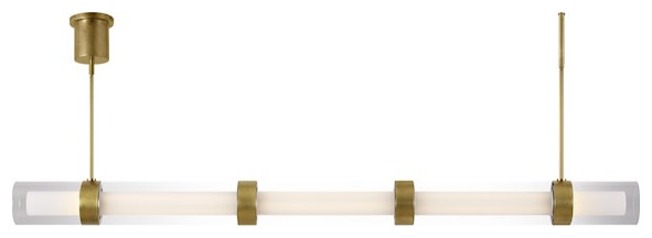 Tech Lighting 5R LED 930 Wit Linear Suspension, Aged Brass 700LSWIT5R ...