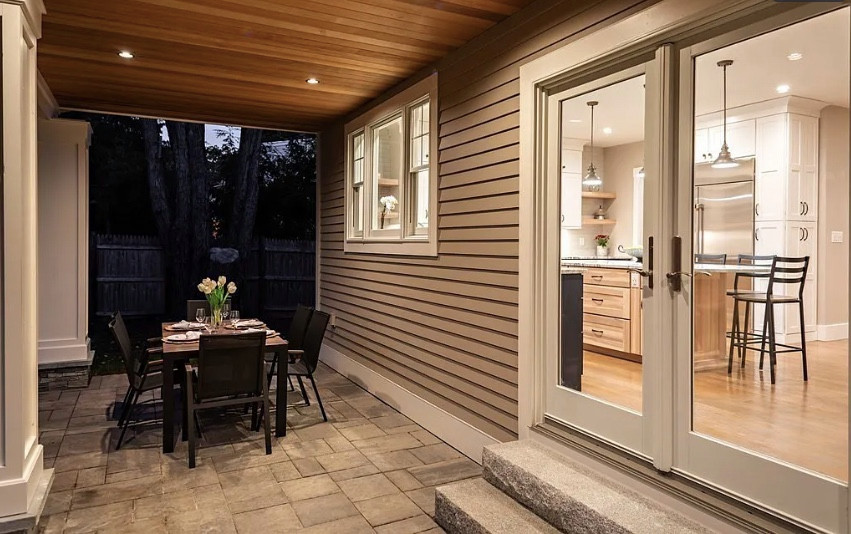 Craftsman style new construction - Craftsman - Patio - Boston - by ...