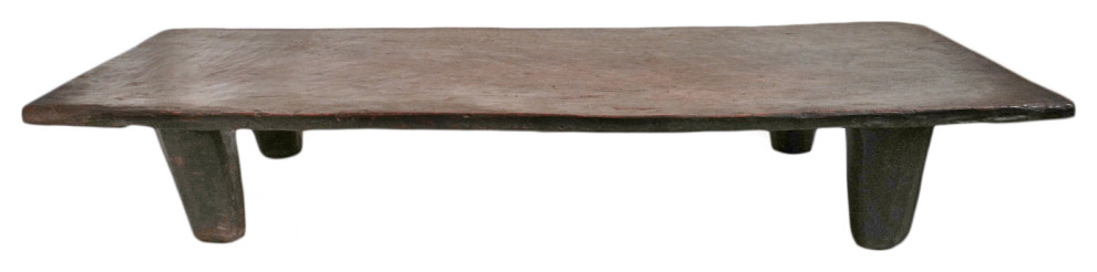 Consigned Antique Naga Tribe Low Coffee Table 2 - Rustic - Coffee ...