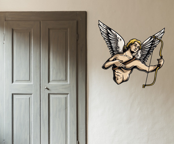 Greek God Vinyl Wall Decal GreekGodUScolor003, 42 in. - Contemporary ...