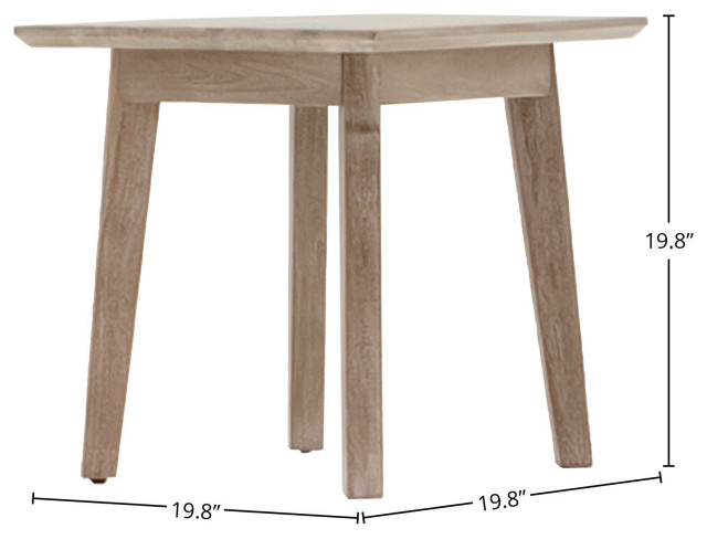 Gia 20" Wide Side Table - Farmhouse - Side Tables And End Tables - by ...