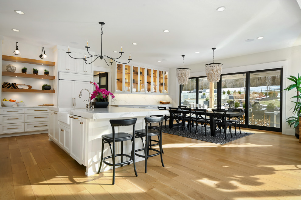 Luxury Modern Farmhouse - Farmhouse - Kitchen - Kansas City - by ...