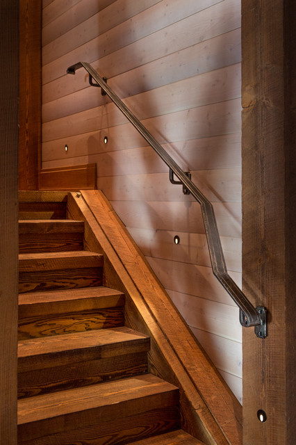 Forged Hand Rail - Hilltop Retreat - Collingwood, ONT - Rustic ...